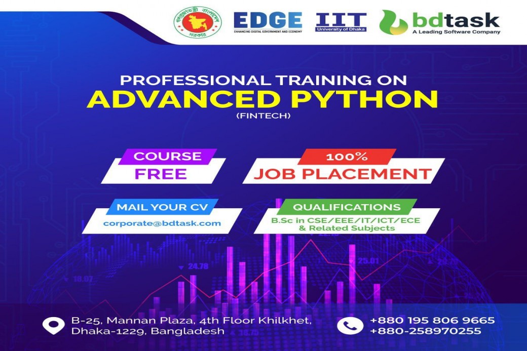 Bdtask is looking for Professional Trainee in Advanced Python with ... Bdtask is looking for Professional Trainee in Advanced Python with ...